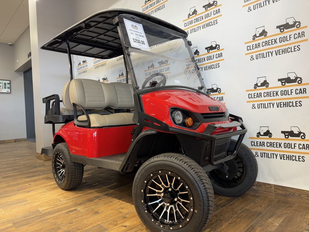 2024 E-Z-GO Express S4 Gas Flame Red | CartFinder